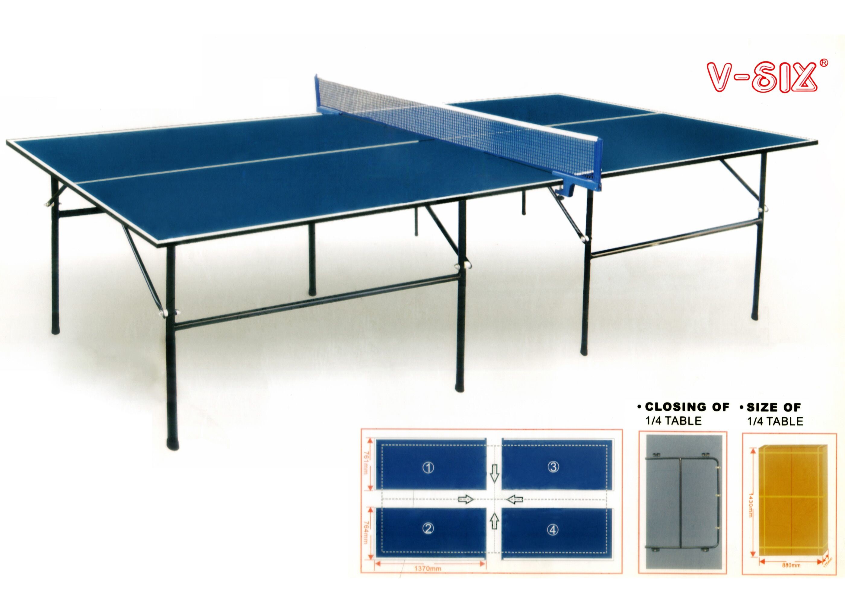 Standard Foldable Table Tennis Table Indoor 4 In 1 12 Mm Thickness For ...