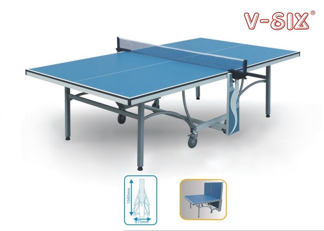 Standard Size Official Size Ping Pong Table , Rollaway Ping Pong Table ...