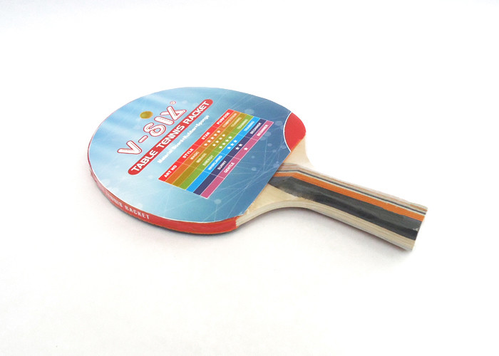 Professional Table Tennis Rackets Poplar Plywood Color Long Handle ...
